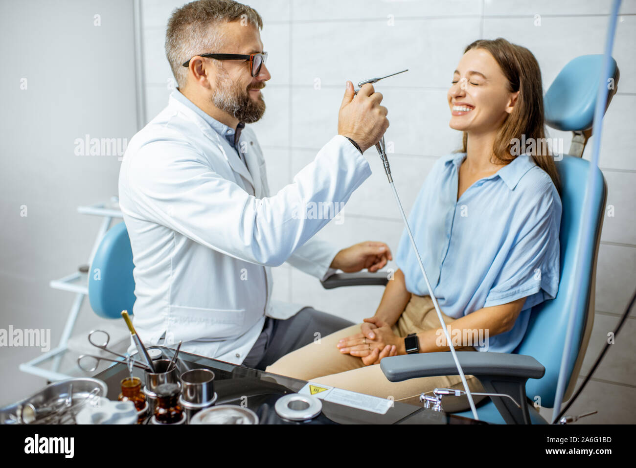 Ent procedure hi-res stock photography and images - Alamy