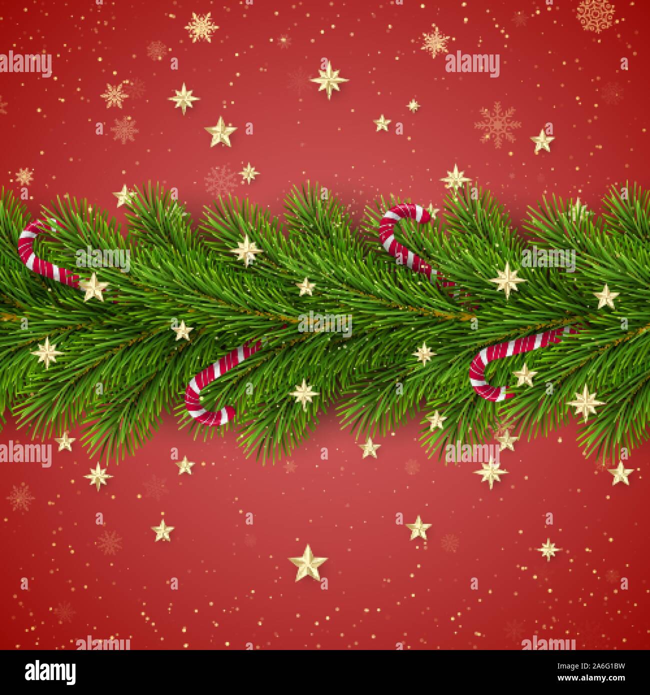 Candy cane christmas decoration Stock Vector Images - Alamy
