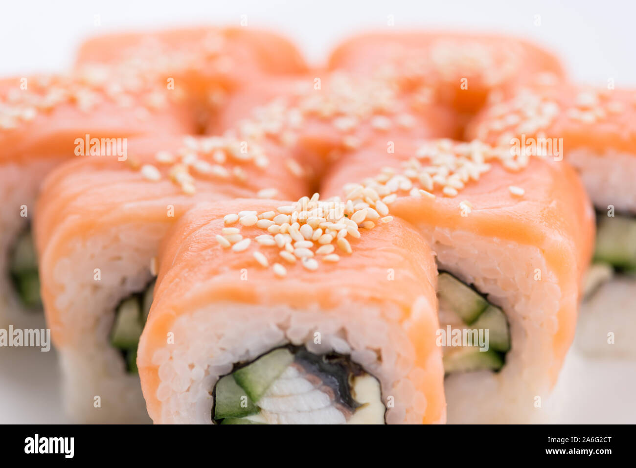 Japanese food restaurant, sushi maki gunkan roll plate or platter set ...