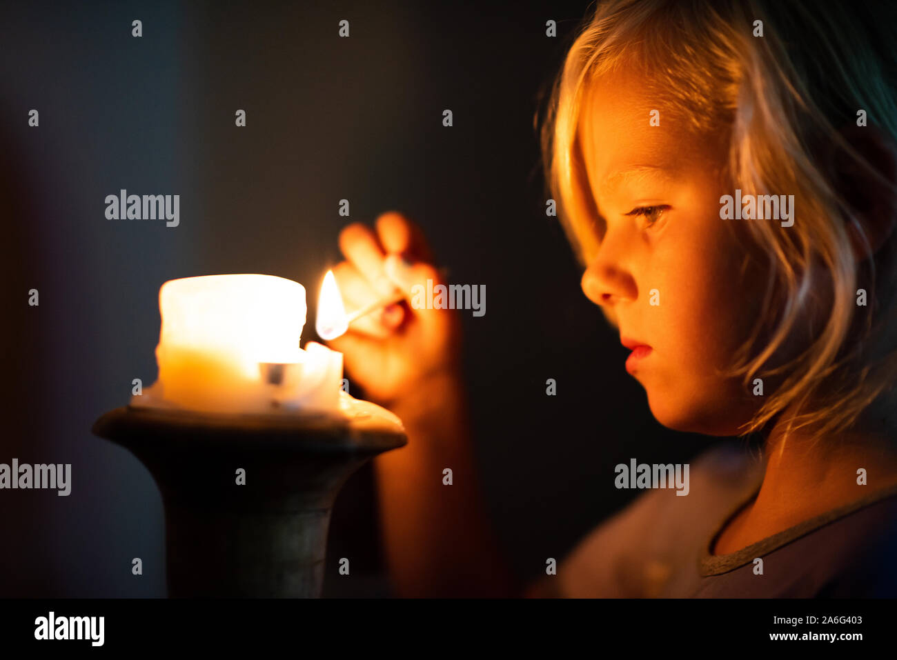 Little Girl With Fire Powers