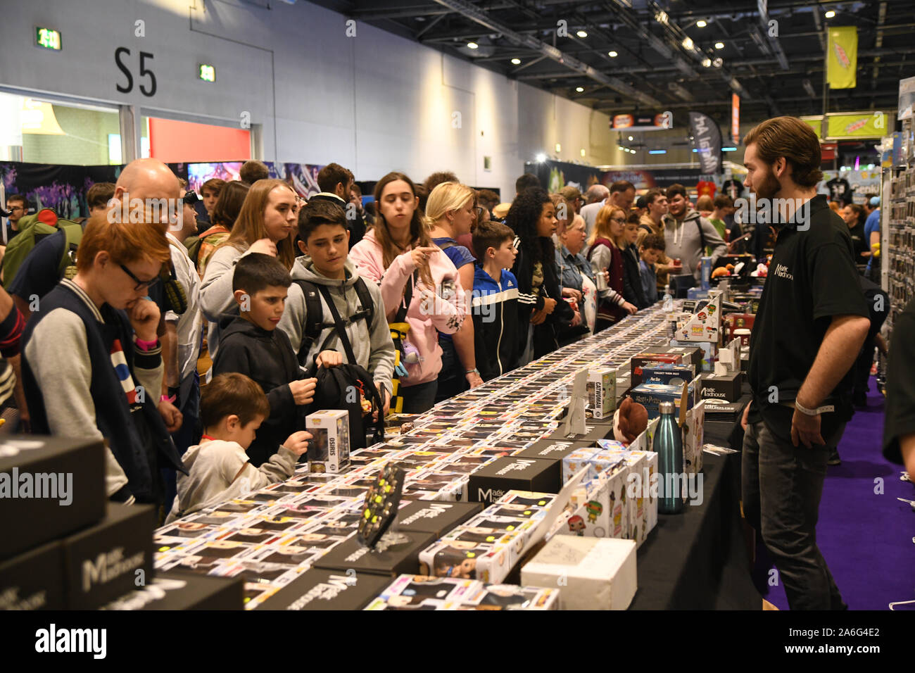 London, UK. 26th October, 2019. Cosplay fans attends the MCM Comic Con ...