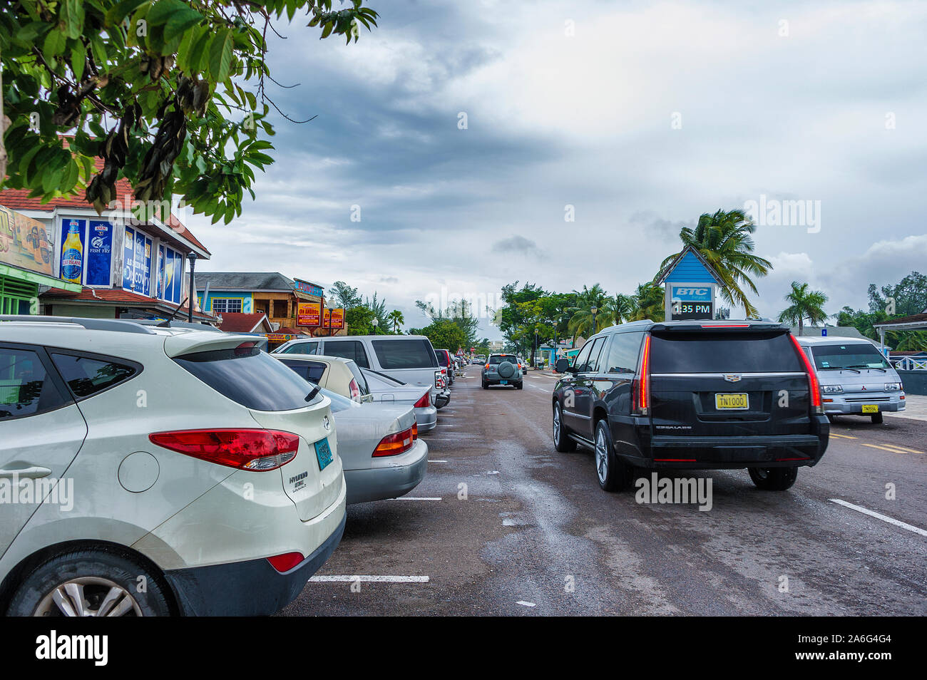 Nassau, Bahama - September 21/2019: Views of Arawak Cay Fish Fry ...