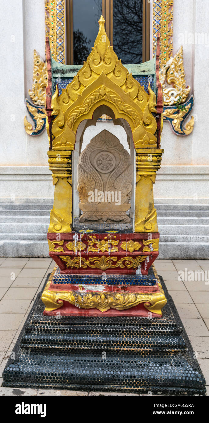 Ko Samui Island, Thailand - March 18, 2019: Wat Khunatam Buddhist ...