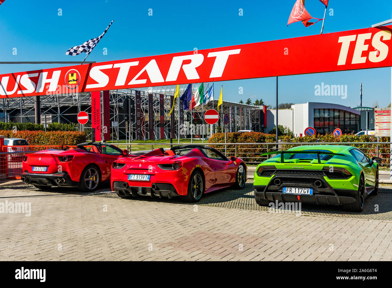 Ferrari cars italy dealer hi-res stock photography and images - Alamy