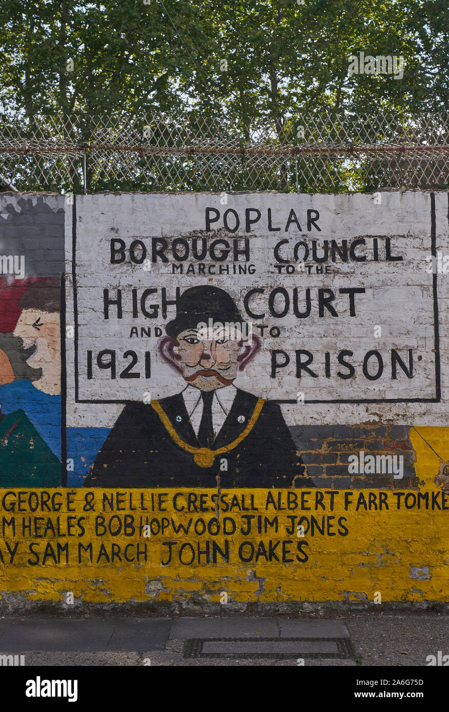 Poplar mural hi-res stock photography and images - Alamy