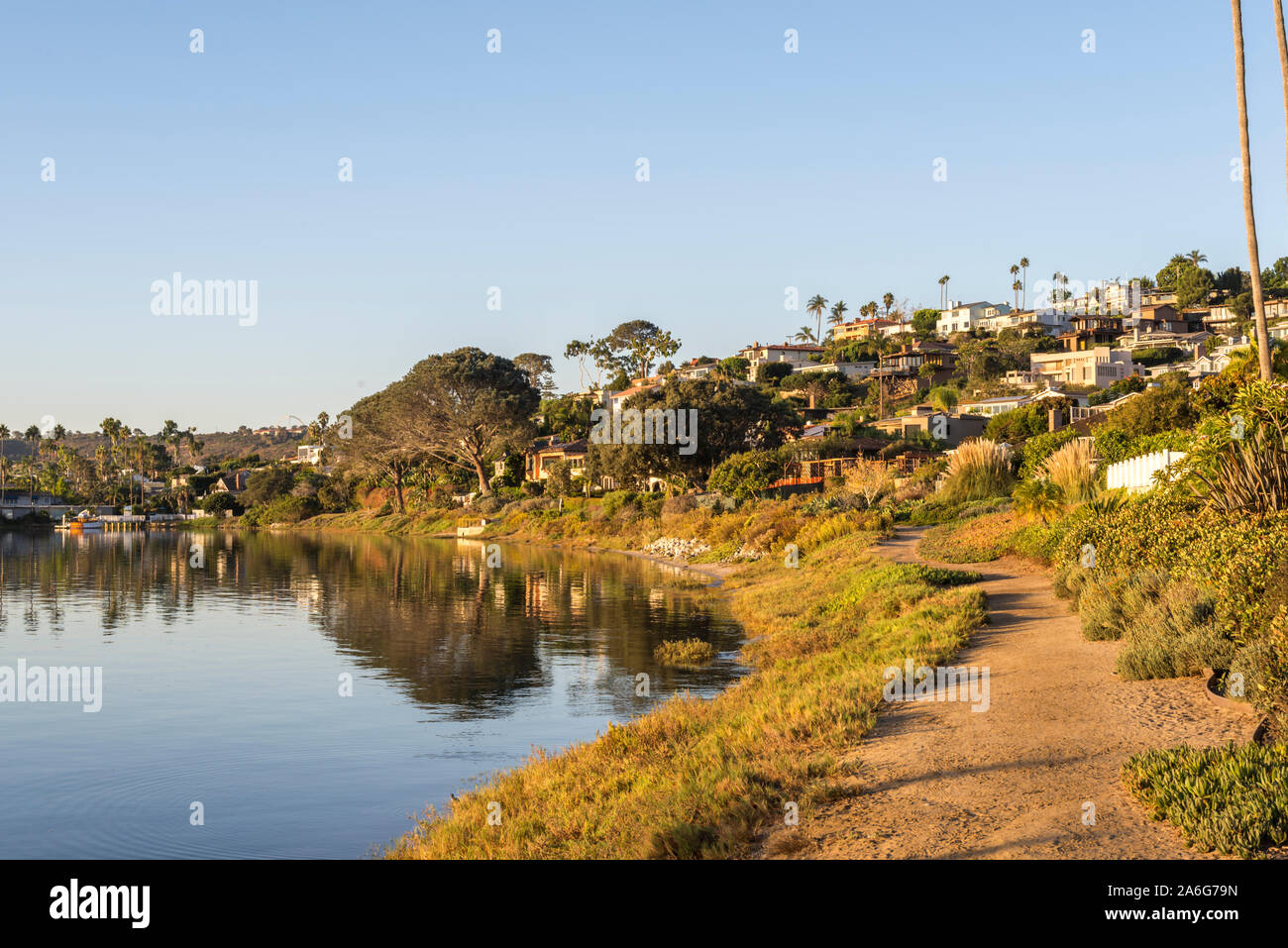 Photographed from La Playa, which is a bayfront neighborhood in the ...
