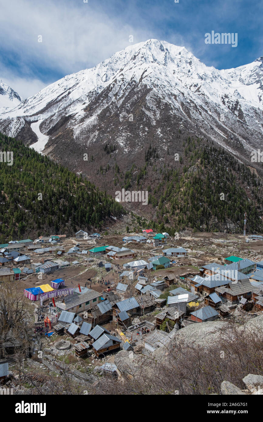 Chitkul landsdcape, HImachal Pradesh, India Stock Photo - Alamy