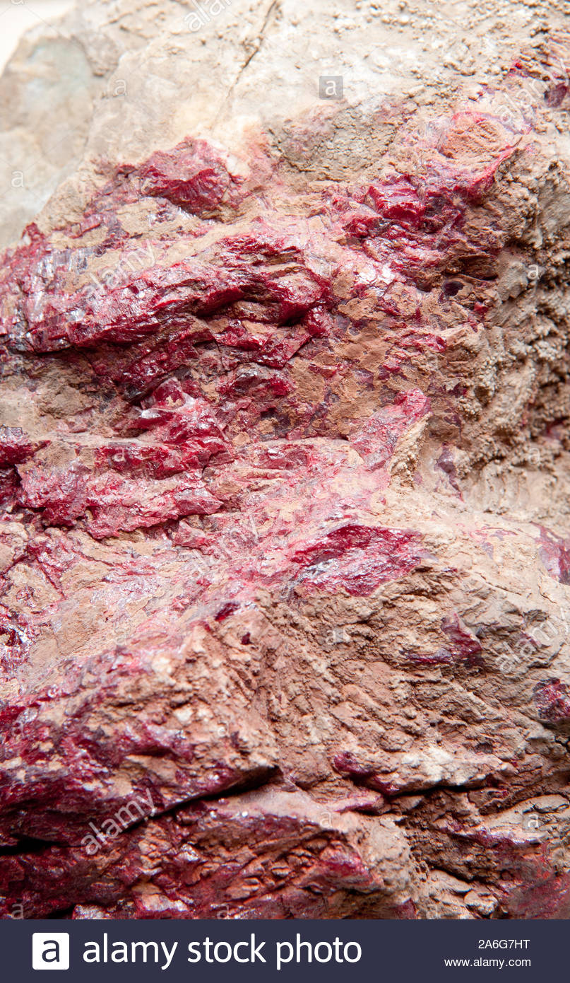 Cinnabar Mineral Stock Photos & Cinnabar Mineral Stock Images - Alamy