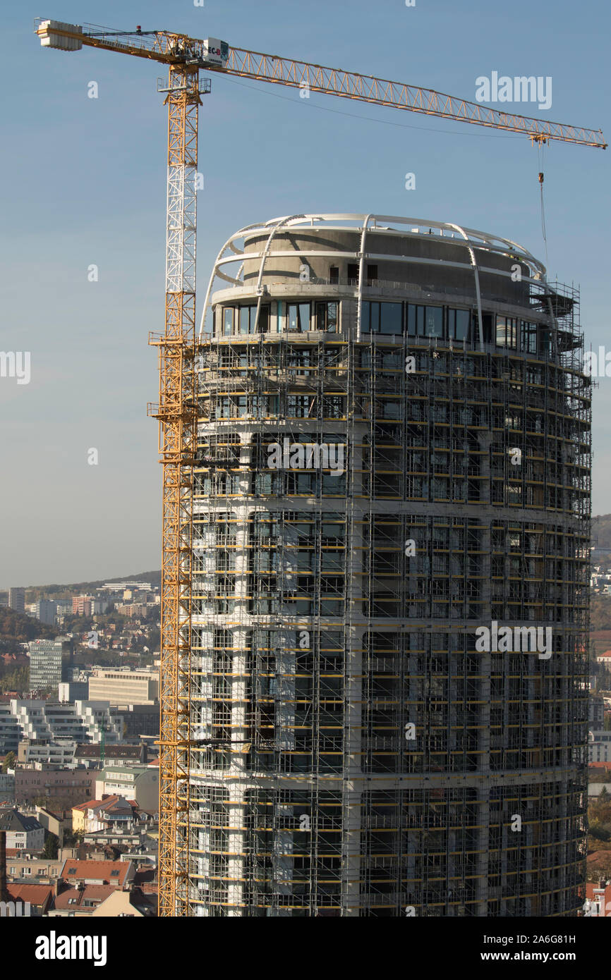Bratislava, Slovakia - Zaha Hadid (1950-2016) built based on the plans ...