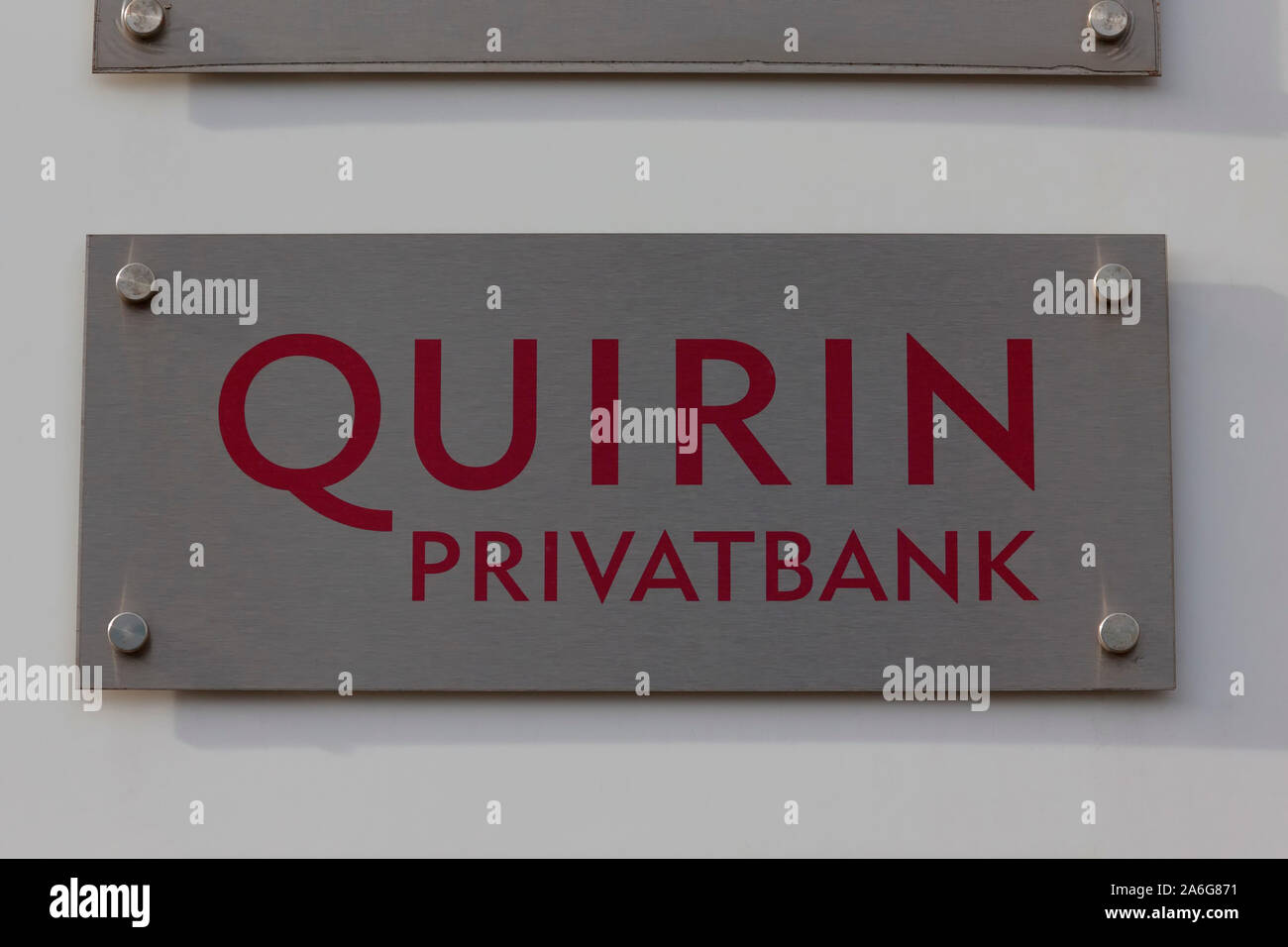 Quirin logo hi-res stock photography and images - Alamy