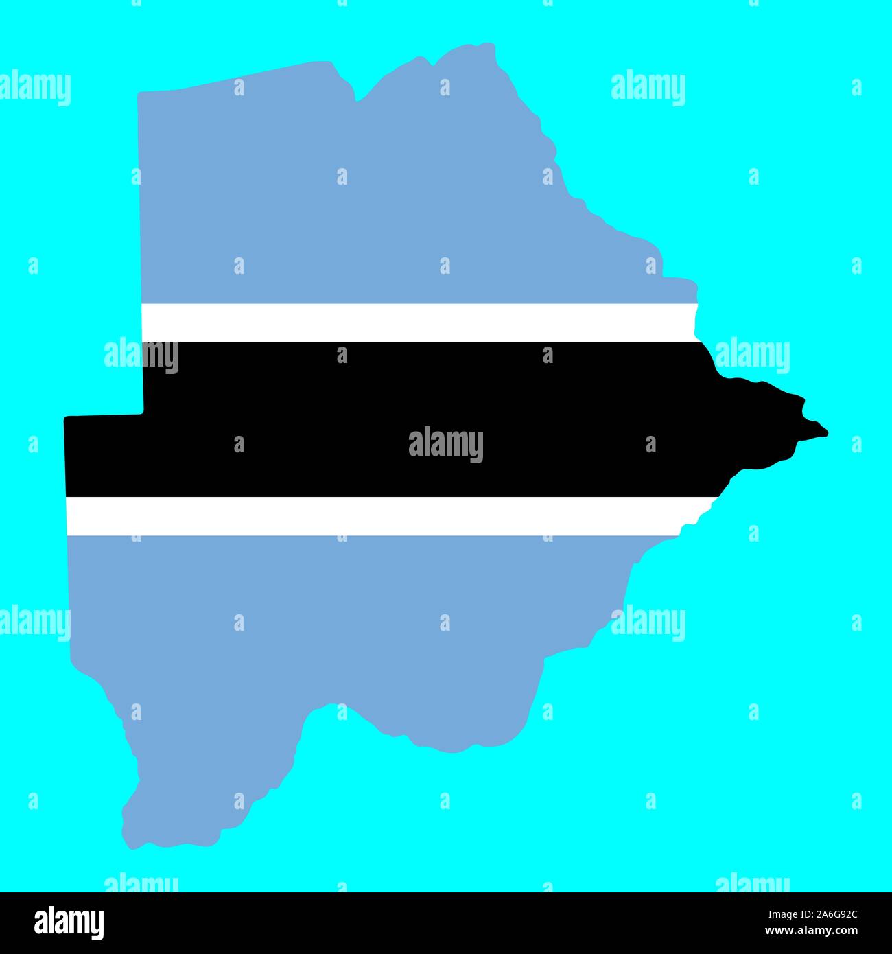 Botswana eps map hi-res stock photography and images - Alamy