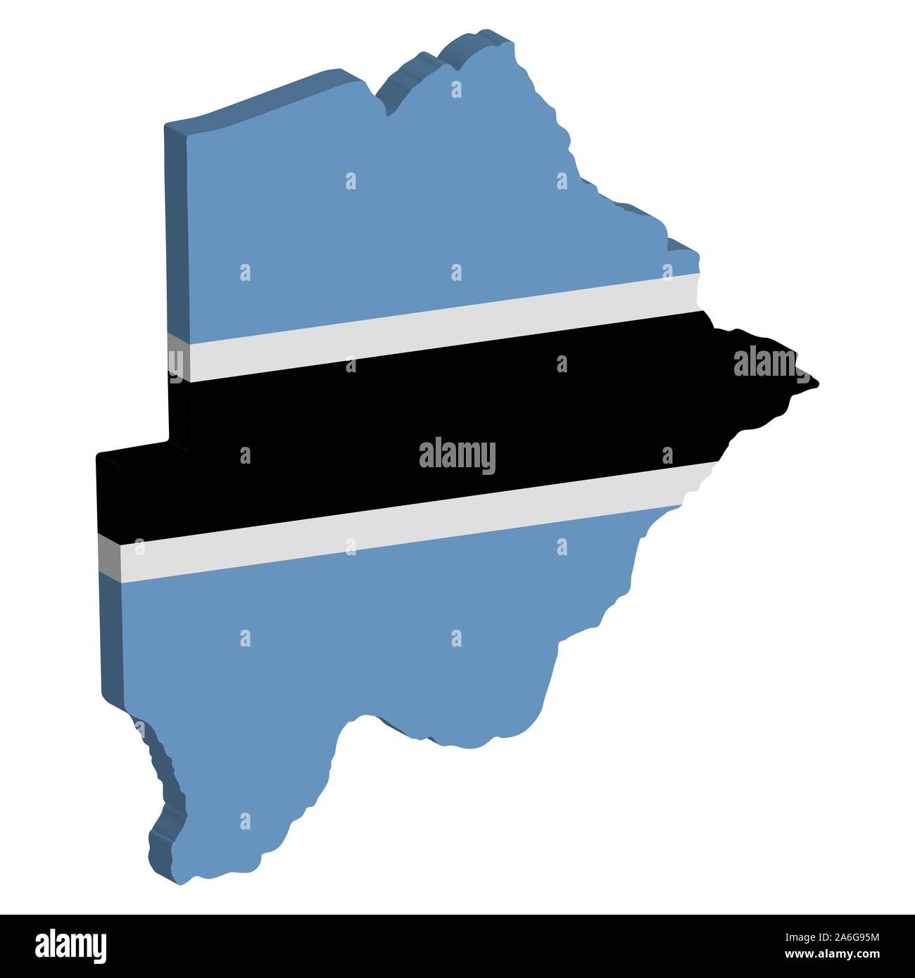 Botswana eps map hi-res stock photography and images - Alamy