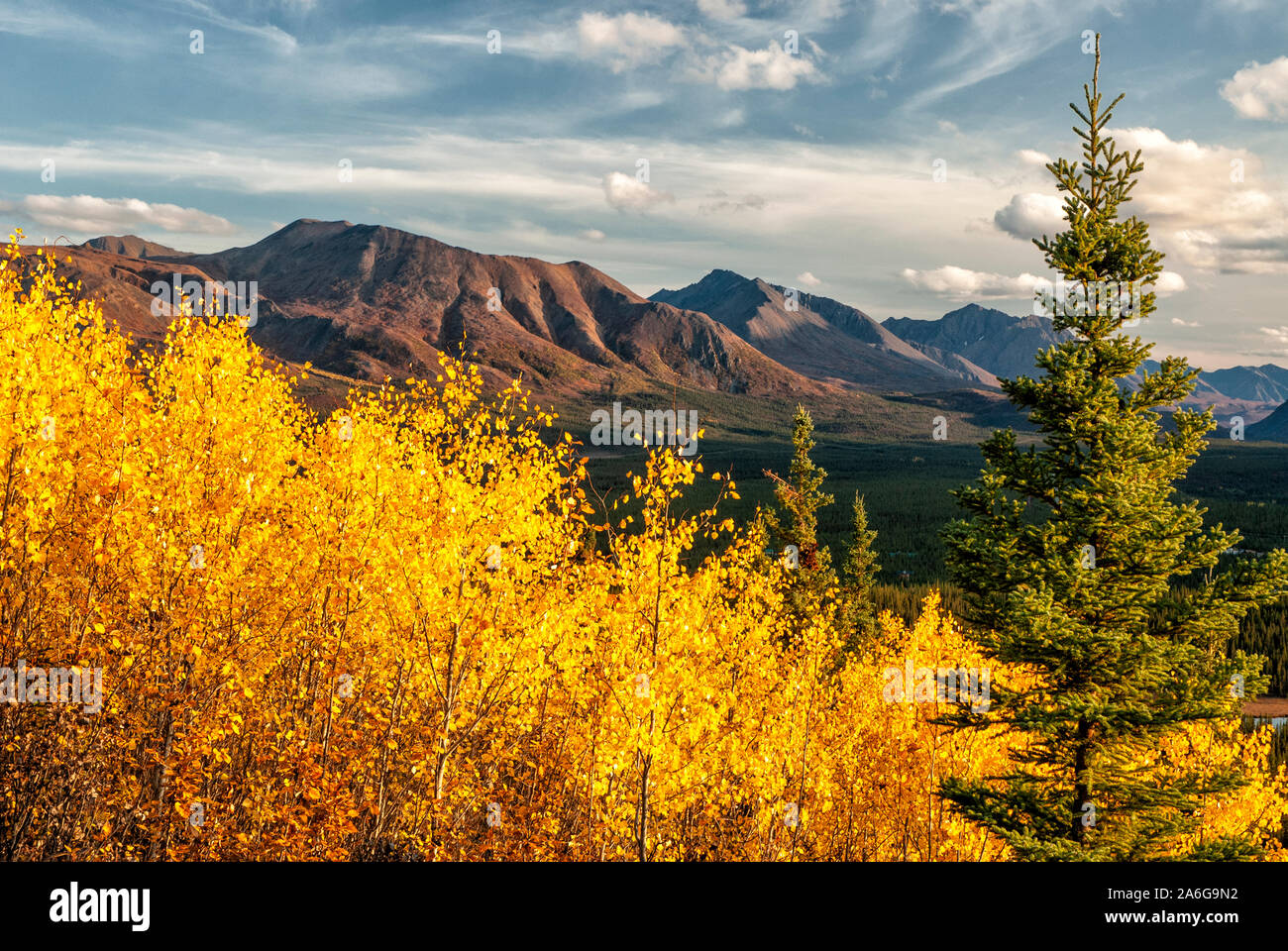 North America; United States; Alaska; Alaska Range Mountains; Healy ...