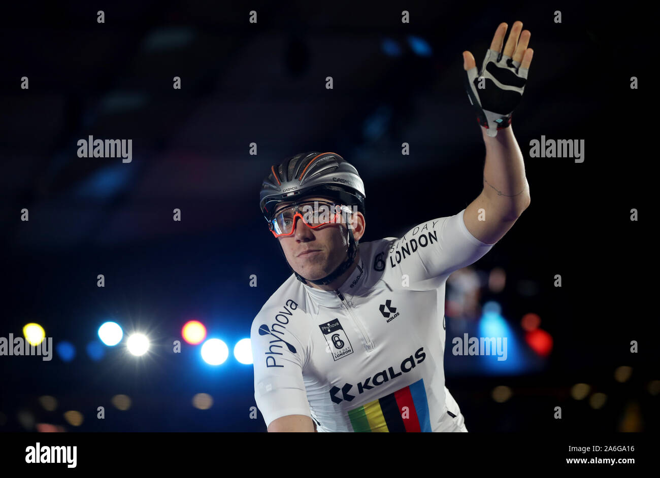 Germany’s Theo Reinhardt during day five of the Phynova Six Day Cycling ...