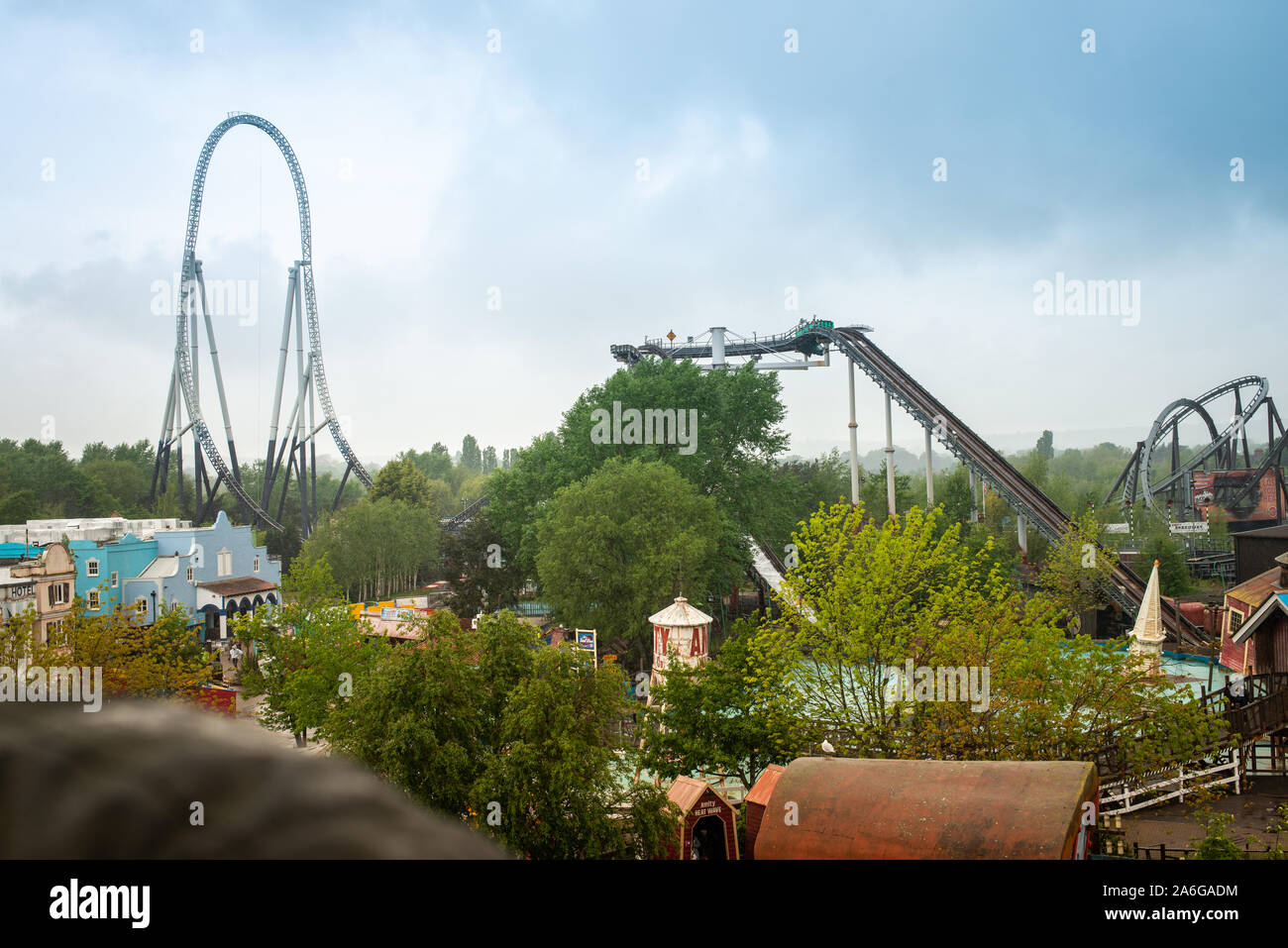 A day out at Thorpe Park, rides, roller coasters and scary thrill rides ...