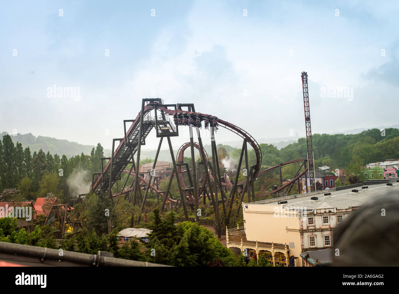 A day out at Thorpe Park, rides, roller coasters and scary thrill rides ...