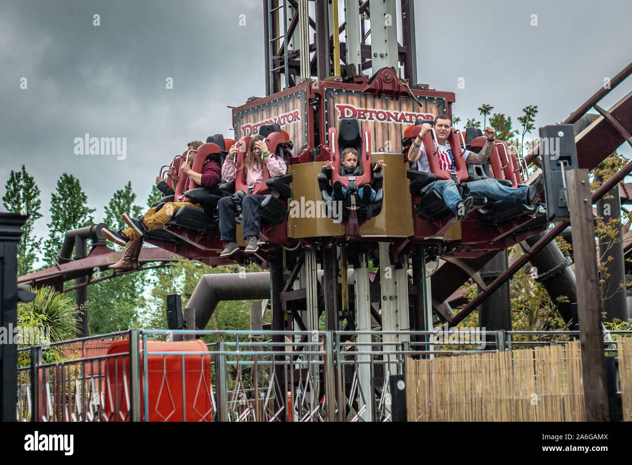 A day out at Thorpe Park, rides, roller coasters and scary thrill rides ...