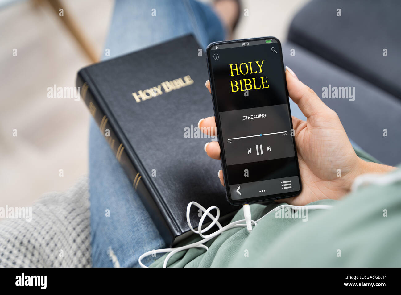 Listening to god hi-res stock photography and images - Alamy