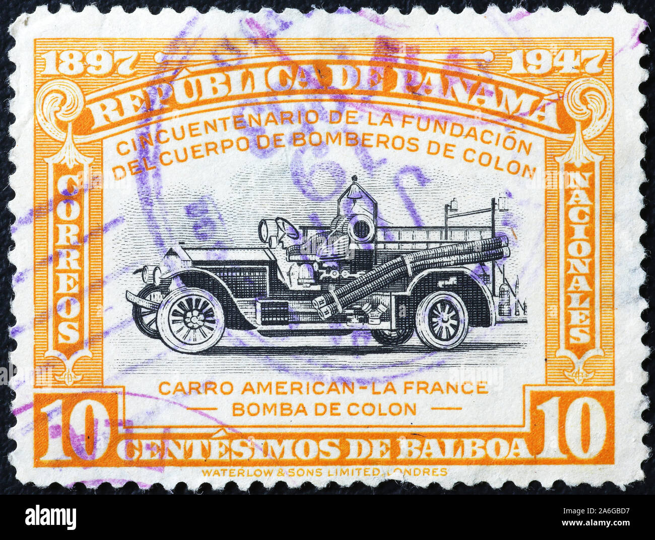 Panama postage stamp hi-res stock photography and images - Alamy