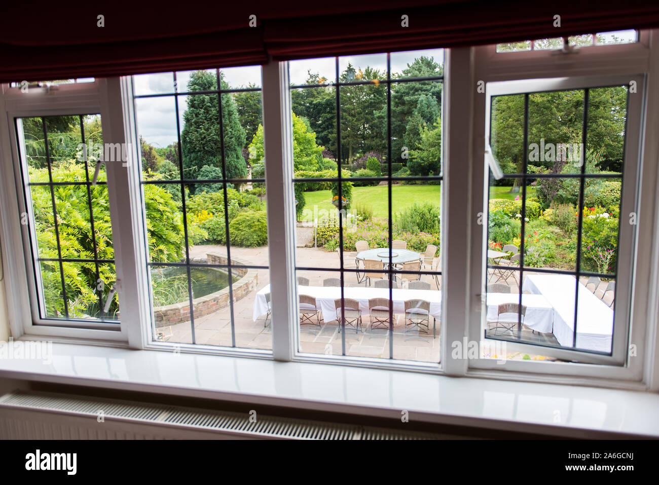 Crewe hall garden hi-res stock photography and images - Alamy