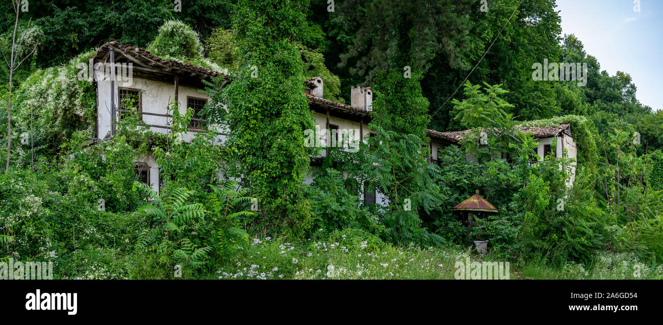 Abandoned cells of the Monastery of the Holy Transfiguration of God ...