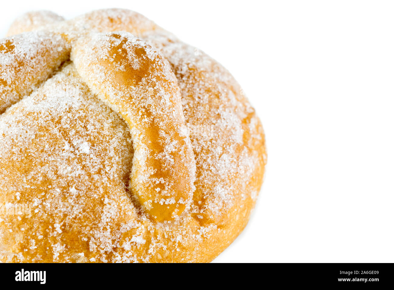 Traditional dessert known as "pan de muerto", original from Mexico ...