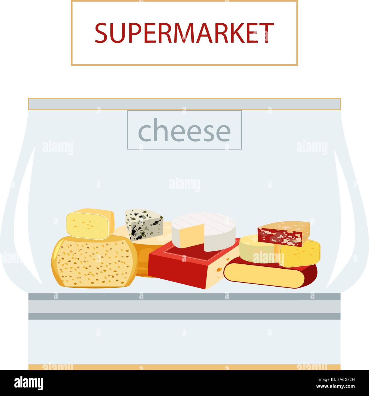 Vector set of realistic dairy products Stock Vector Image & Art - Alamy