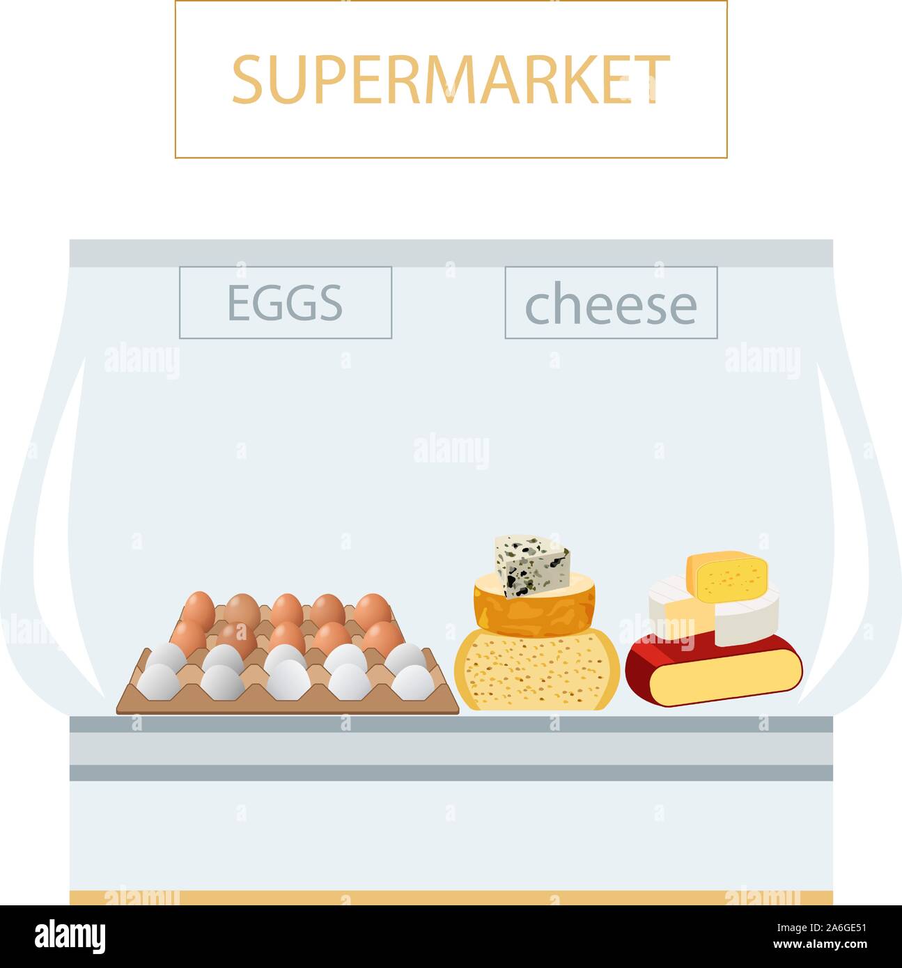 Vector set of realistic dairy products Stock Vector Image & Art - Alamy