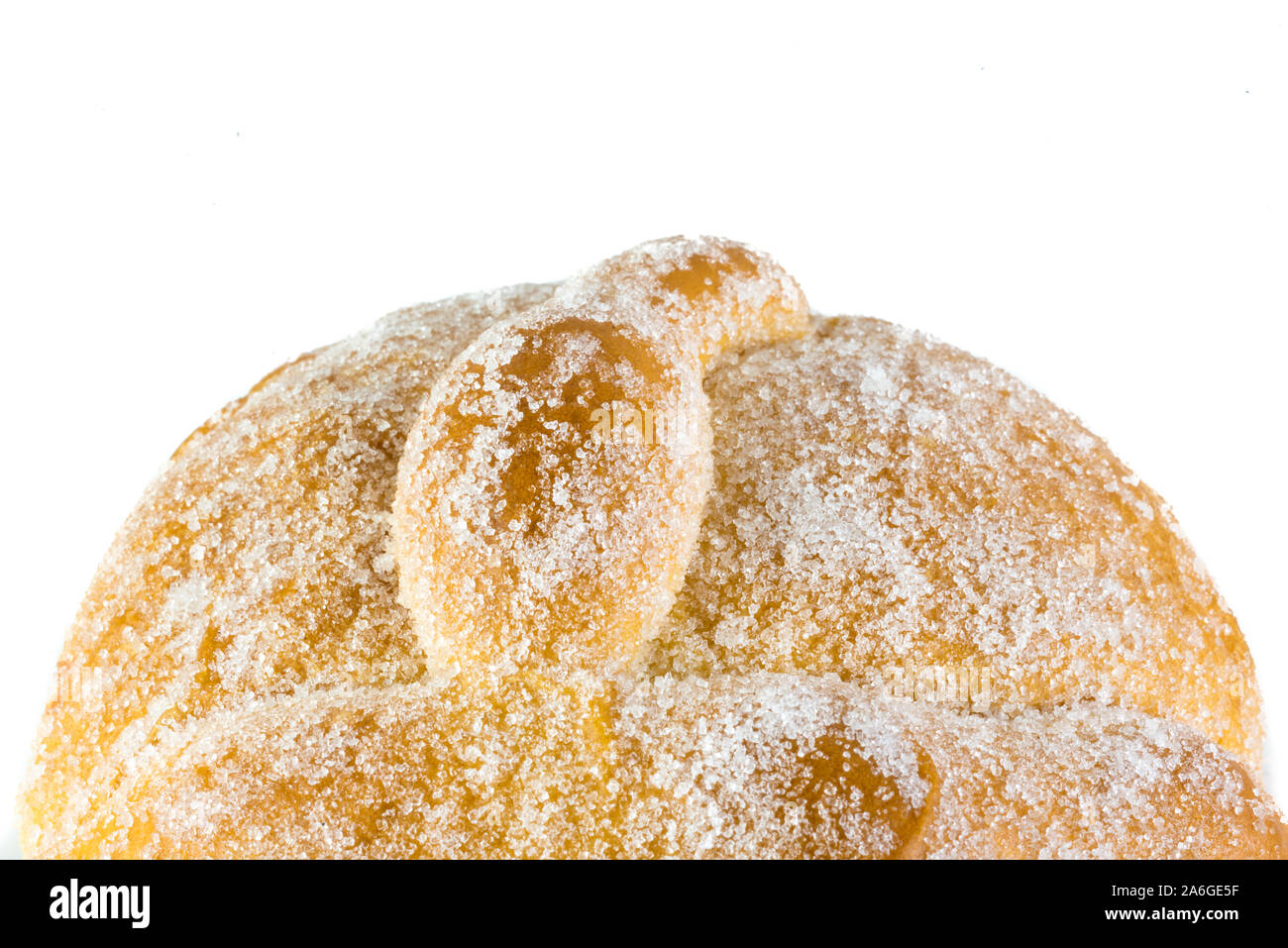 Traditional dessert known as "pan de muerto", original from Mexico ...