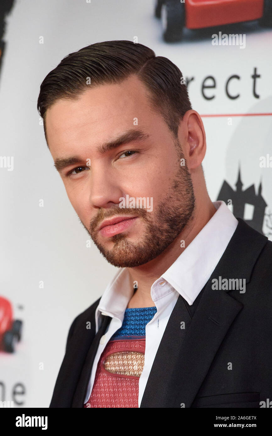 Liam Payne arriving at the Kiss Haunted House Party held at the SSE ...
