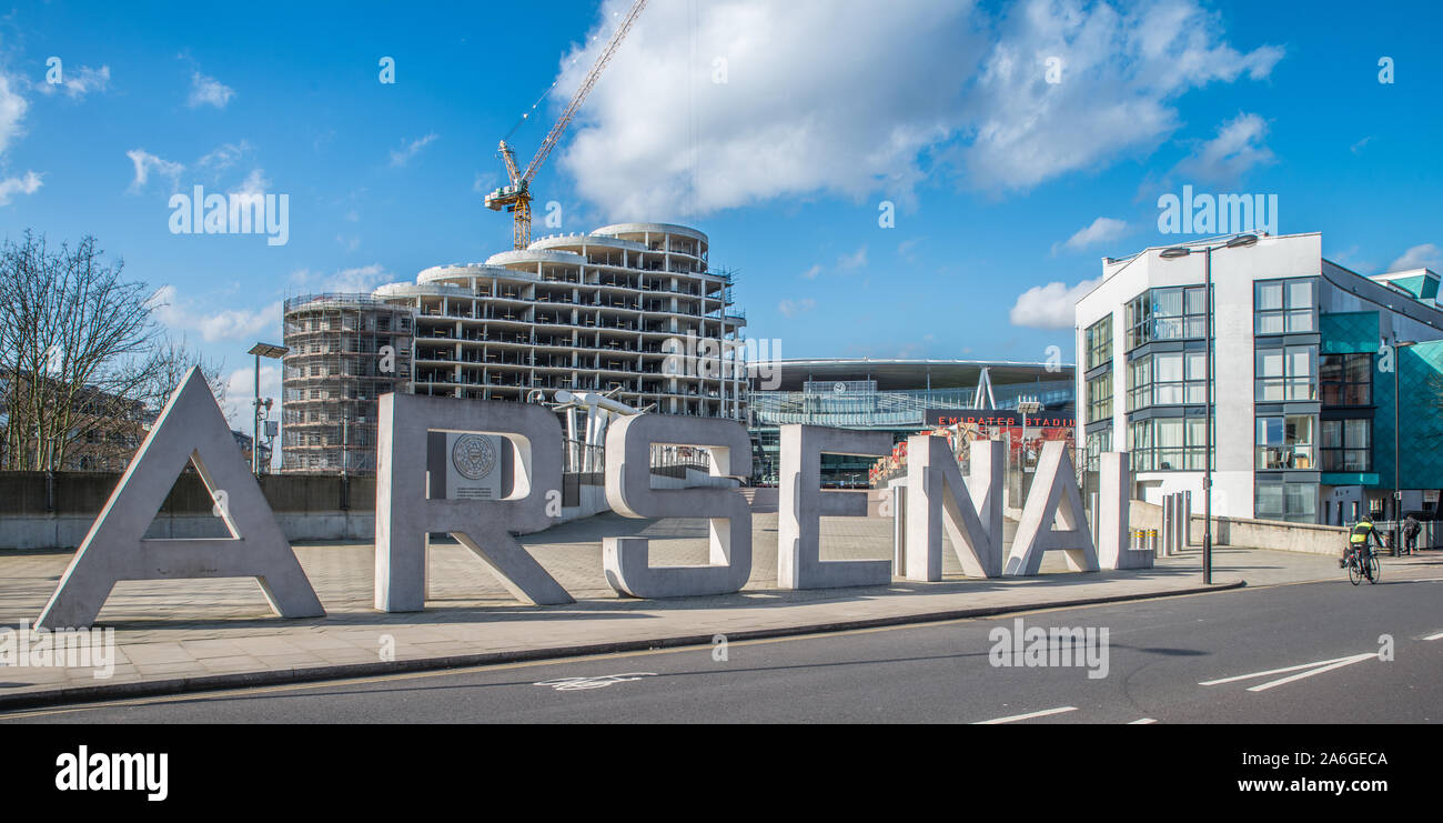Images of Arsenals Emirates Stadium in North London Stock Photo - Alamy