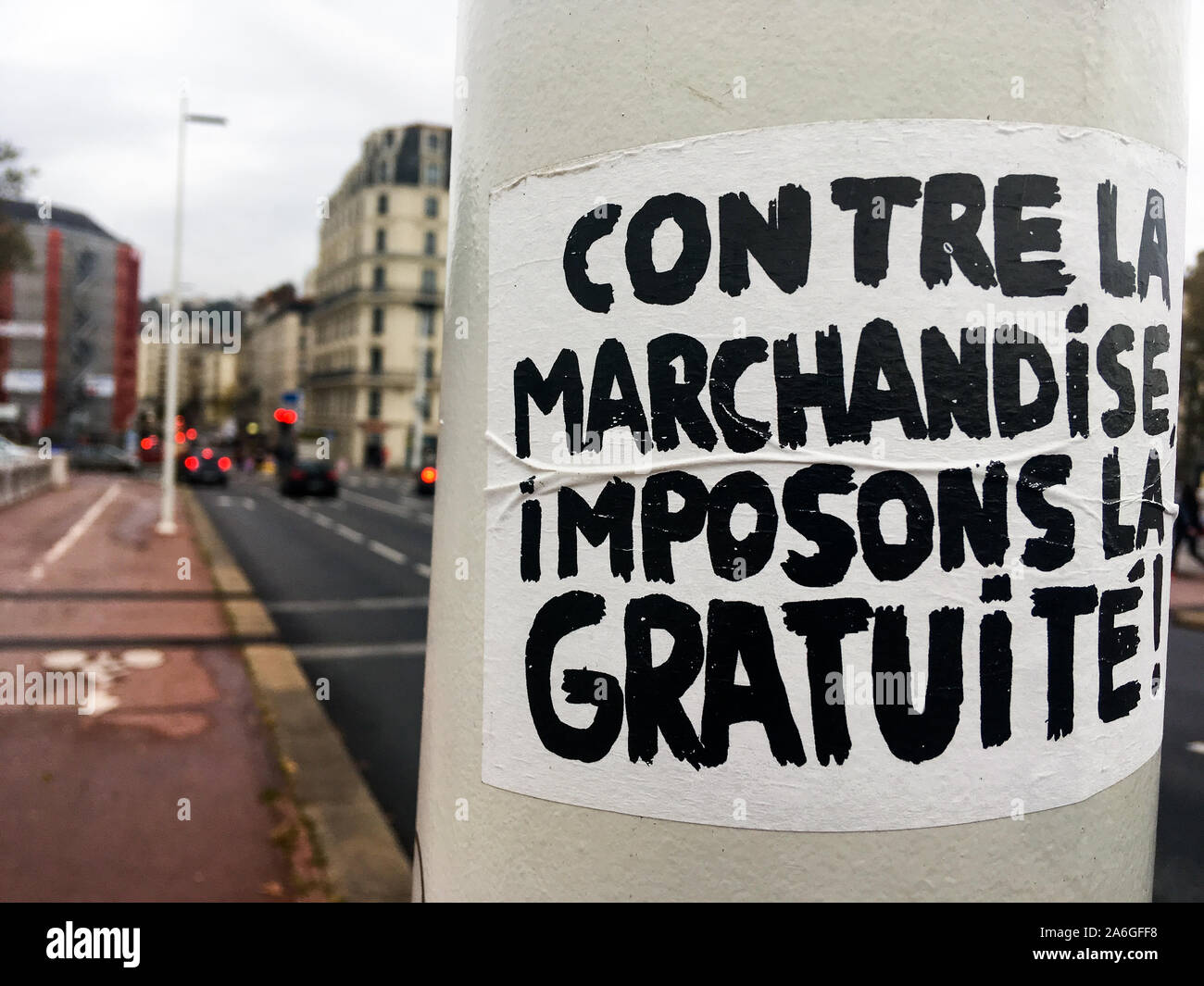 Left wing slogan hi-res stock photography and images - Alamy