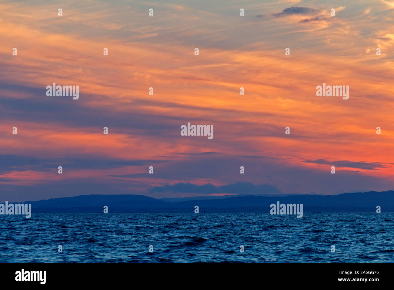 Multicoloured cloud cover Stock Photo - Alamy