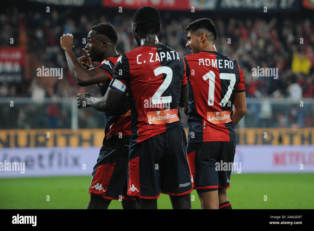 Christian zapata genoa and cristian romero genoa hi-res stock ...