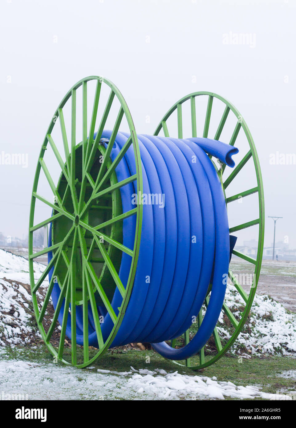 Electric cable drum hi-res stock photography and images - Alamy