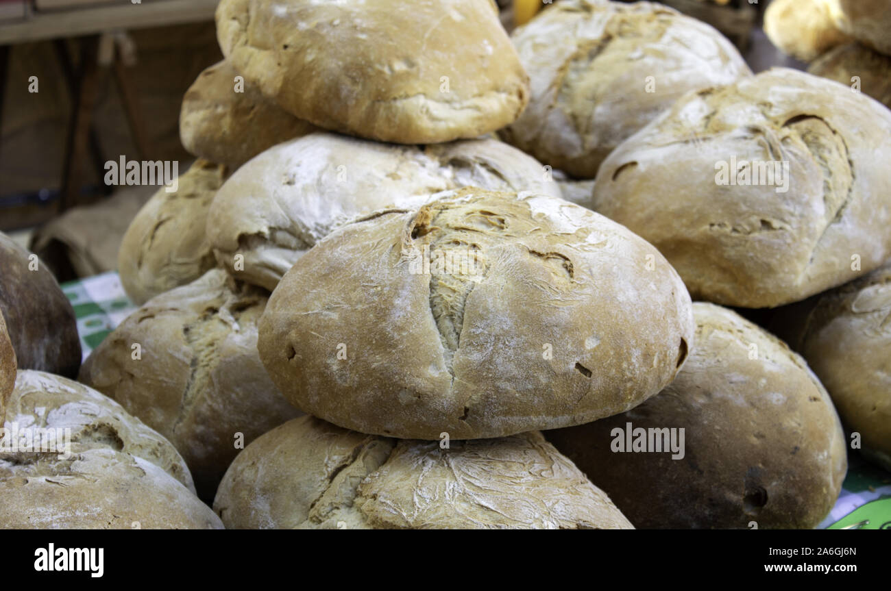 Loaves delicious homemade pita hi-res stock photography and images - Alamy