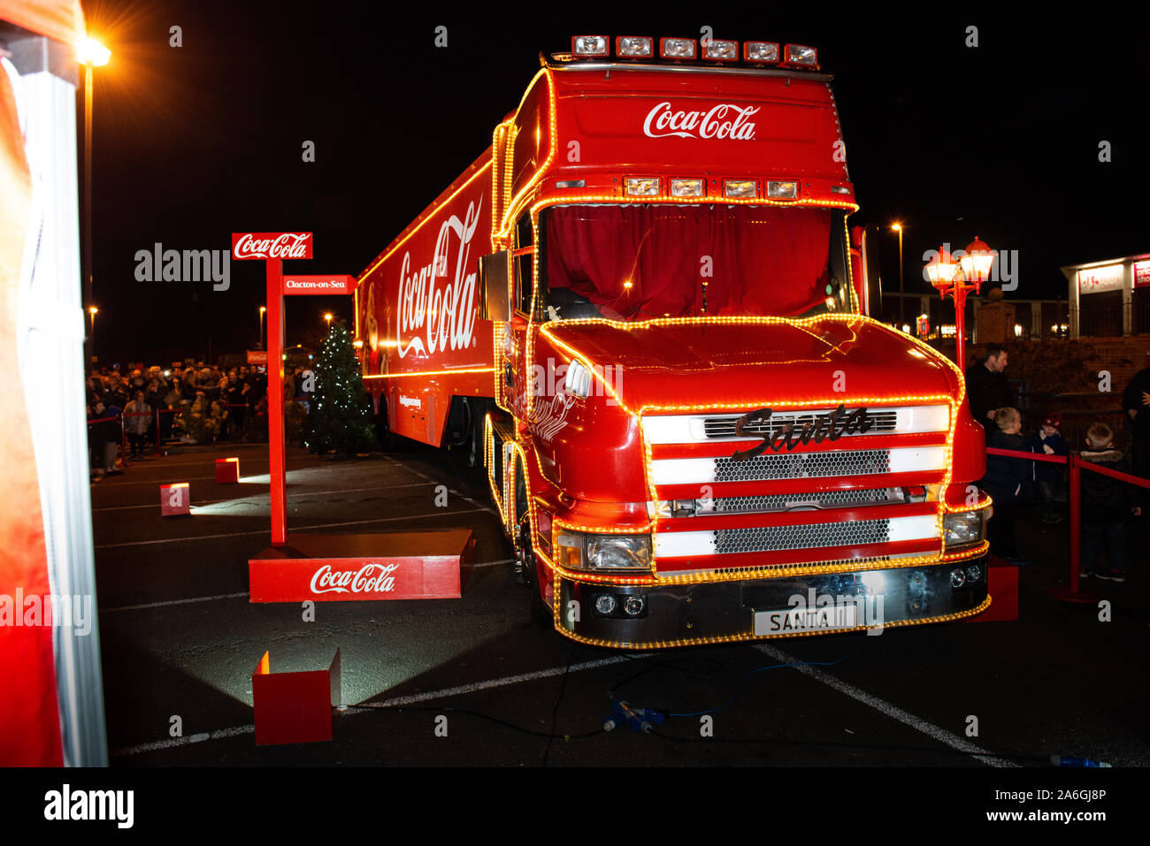 The world famous Coca Cola, CocaCola Christmas truck, lorry on view for ...