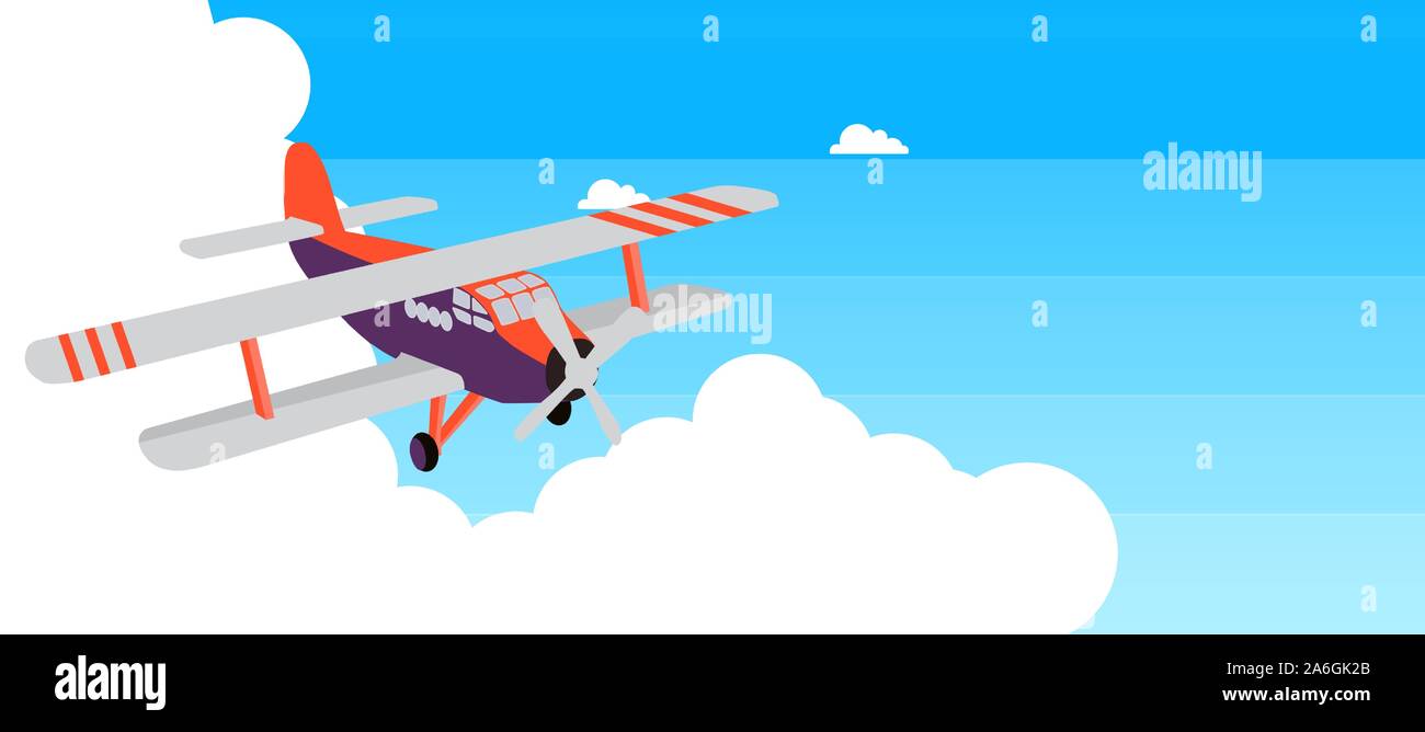 Abstract Airplane Transportation Background. Vector Illustration Stock ...