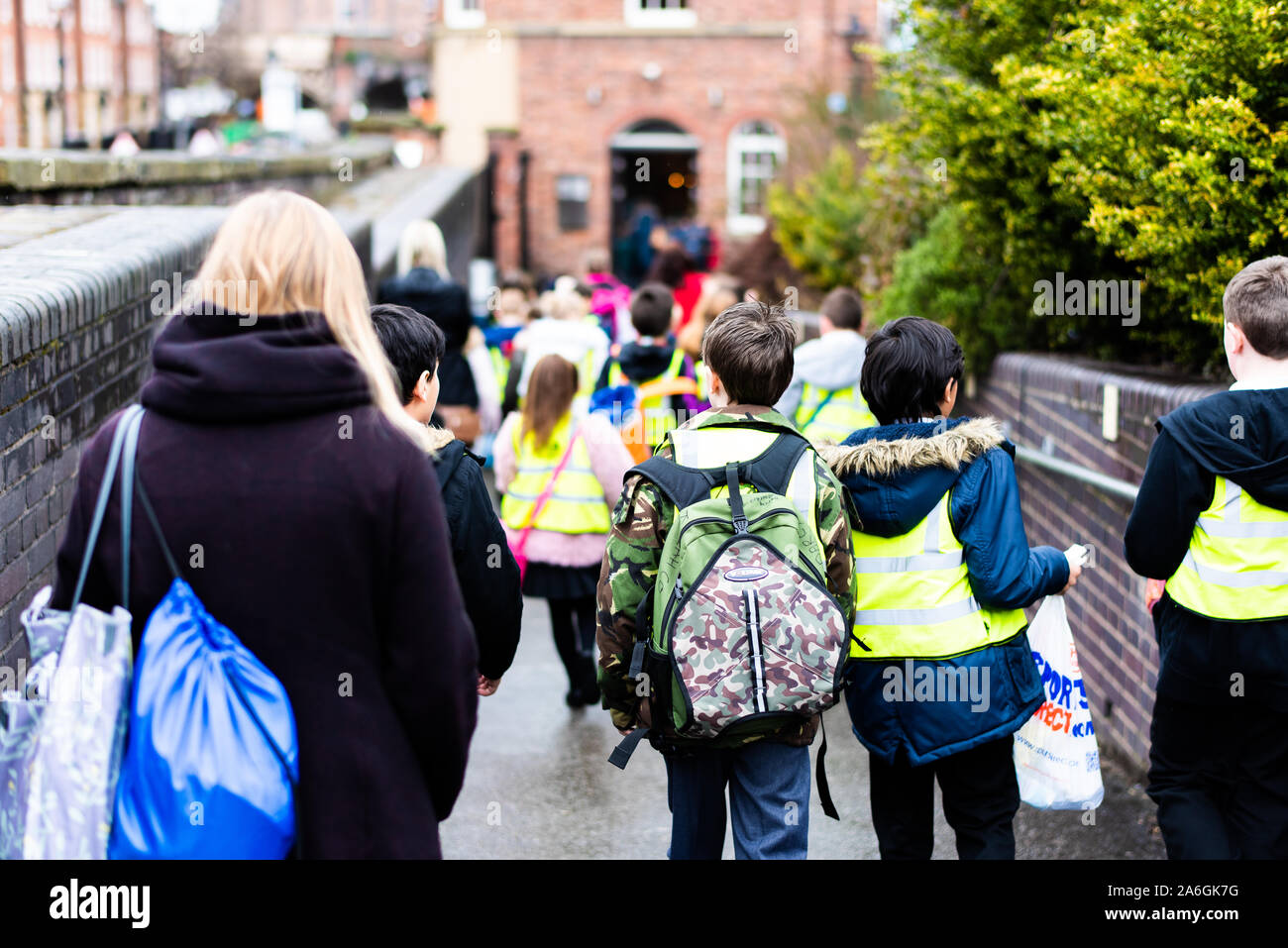 High School Kids Walking