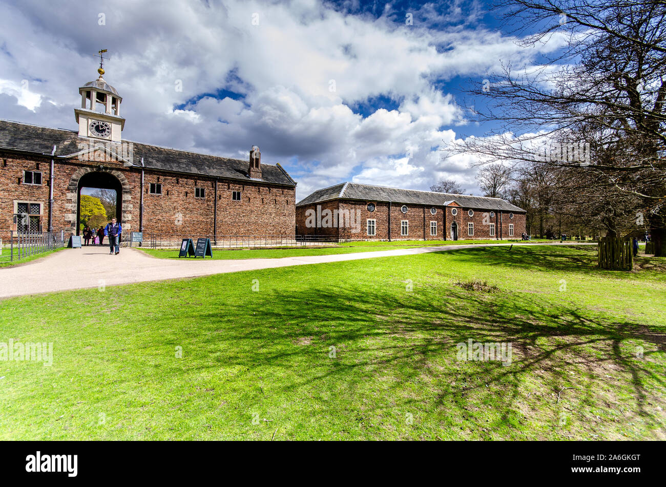 Stunning landscape of Dunham Massey, old historical stately home near ...