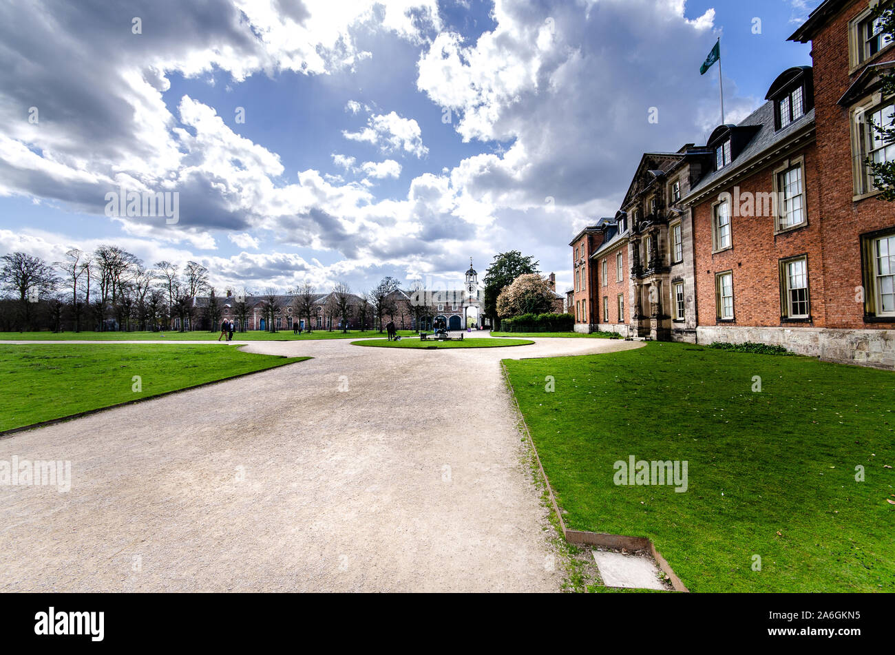 Stunning landscape of Dunham Massey, old historical stately home near ...