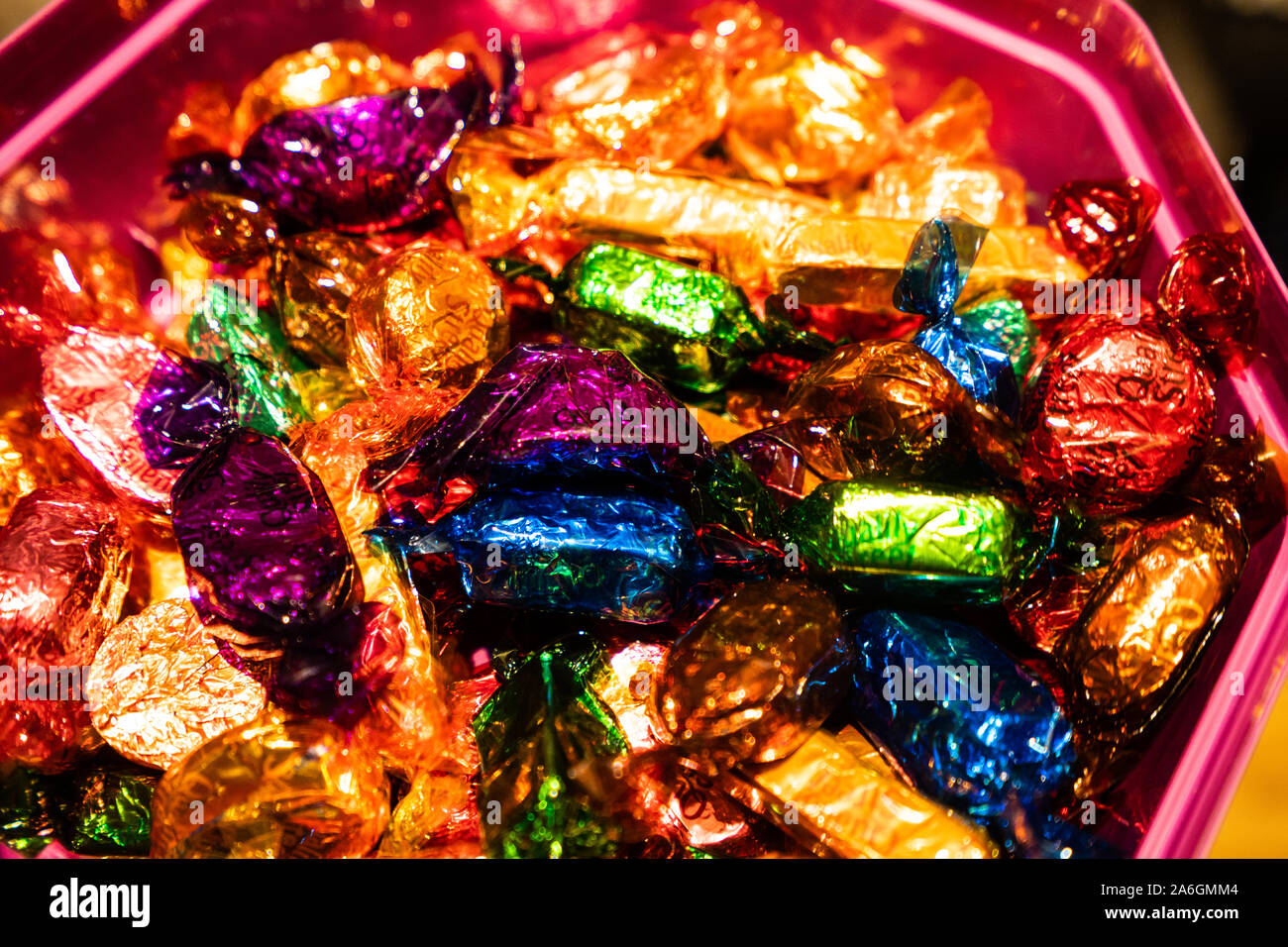 Quality street tin hi-res stock photography and images - Alamy
