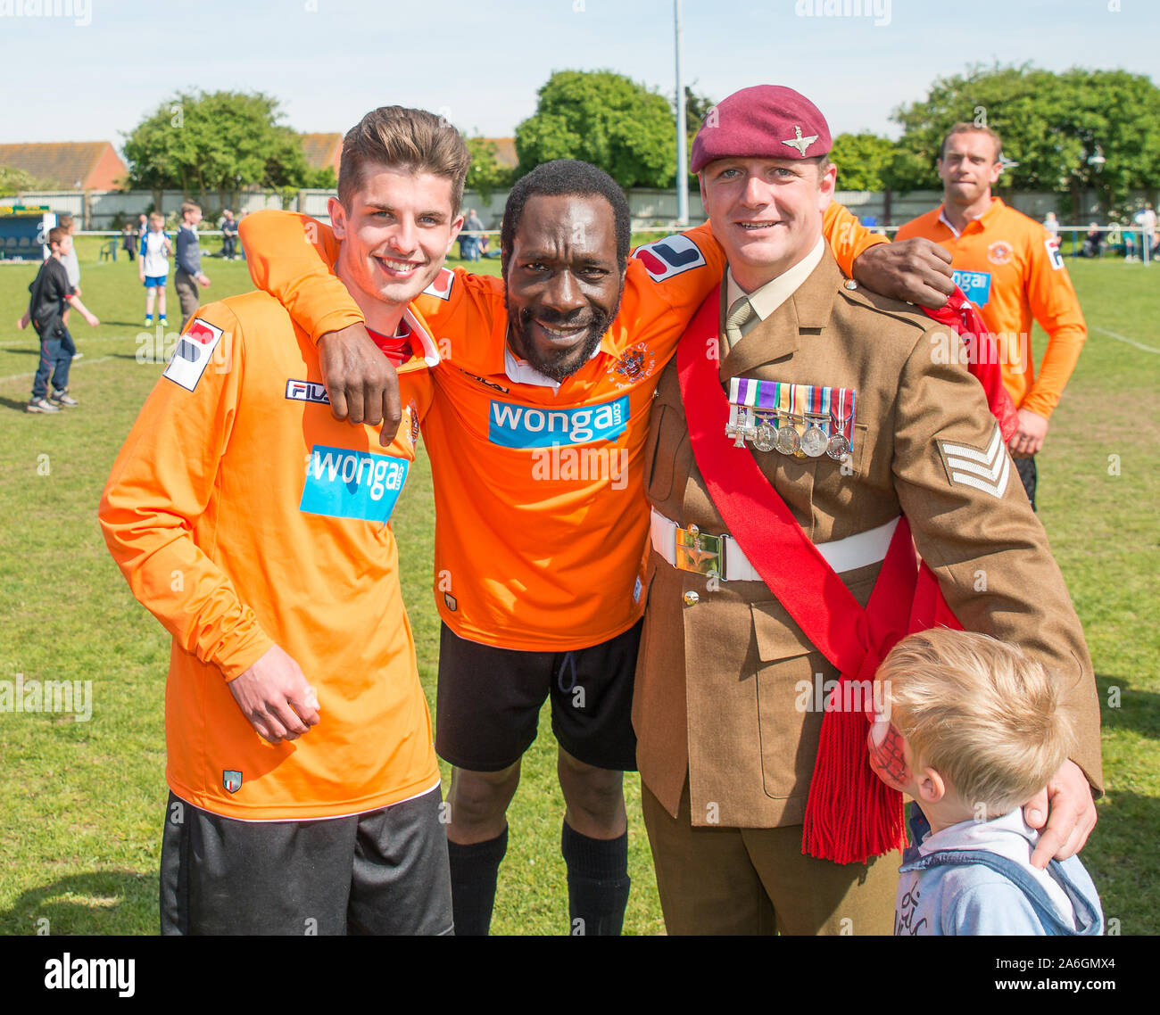 Famous actor Gary Beadle helps me out on a Charity fun day, the famous ...
