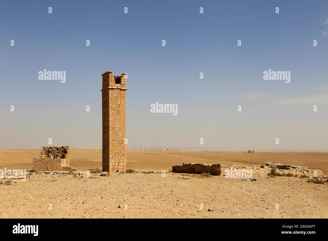 Stylite Tower complex, Umm Ar Rasas, Roman period UNESCO World Heritage ...