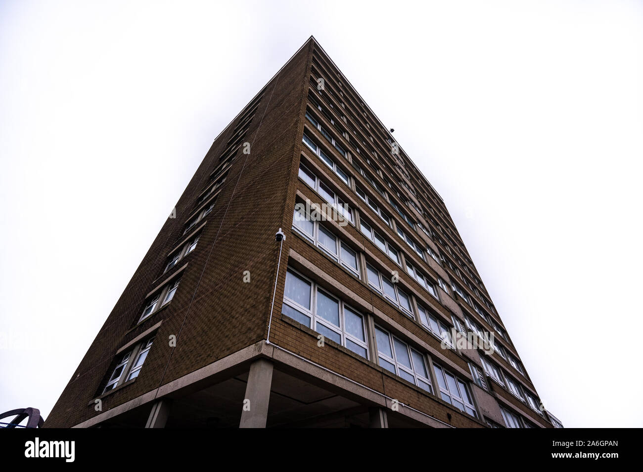 High rise tower blocks, flats built in the city of Stoke to accommodate ...