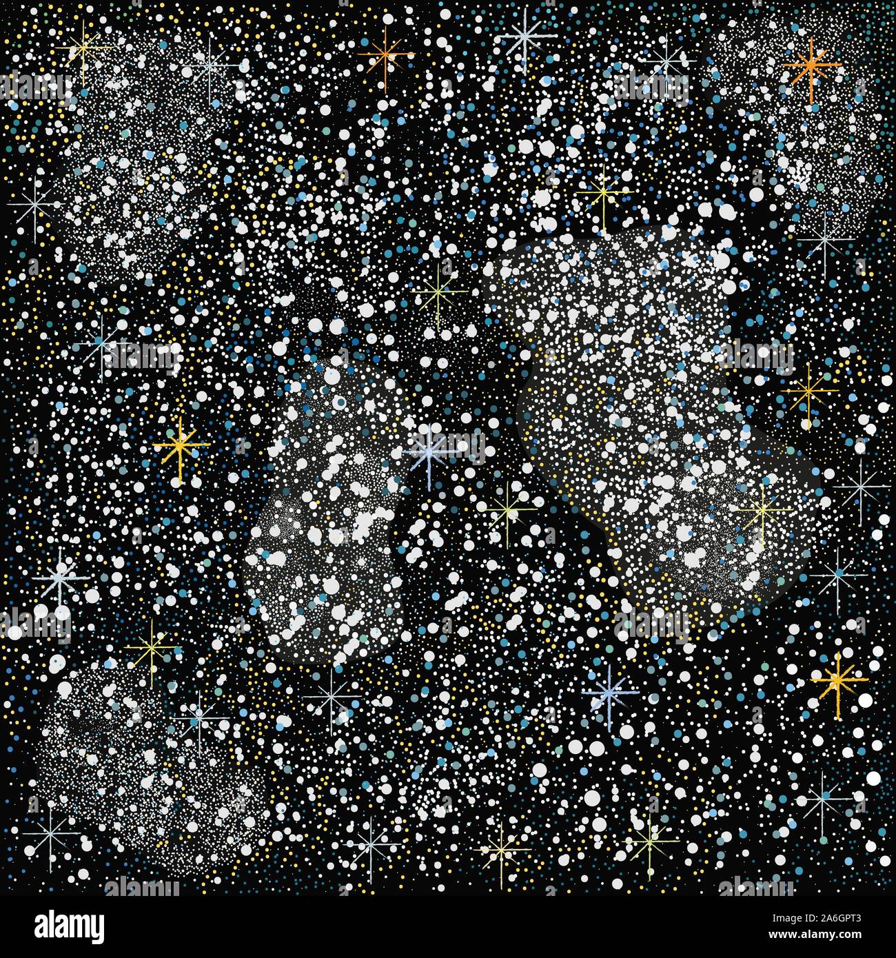 Galactic star cluster Stock Vector Images - Alamy