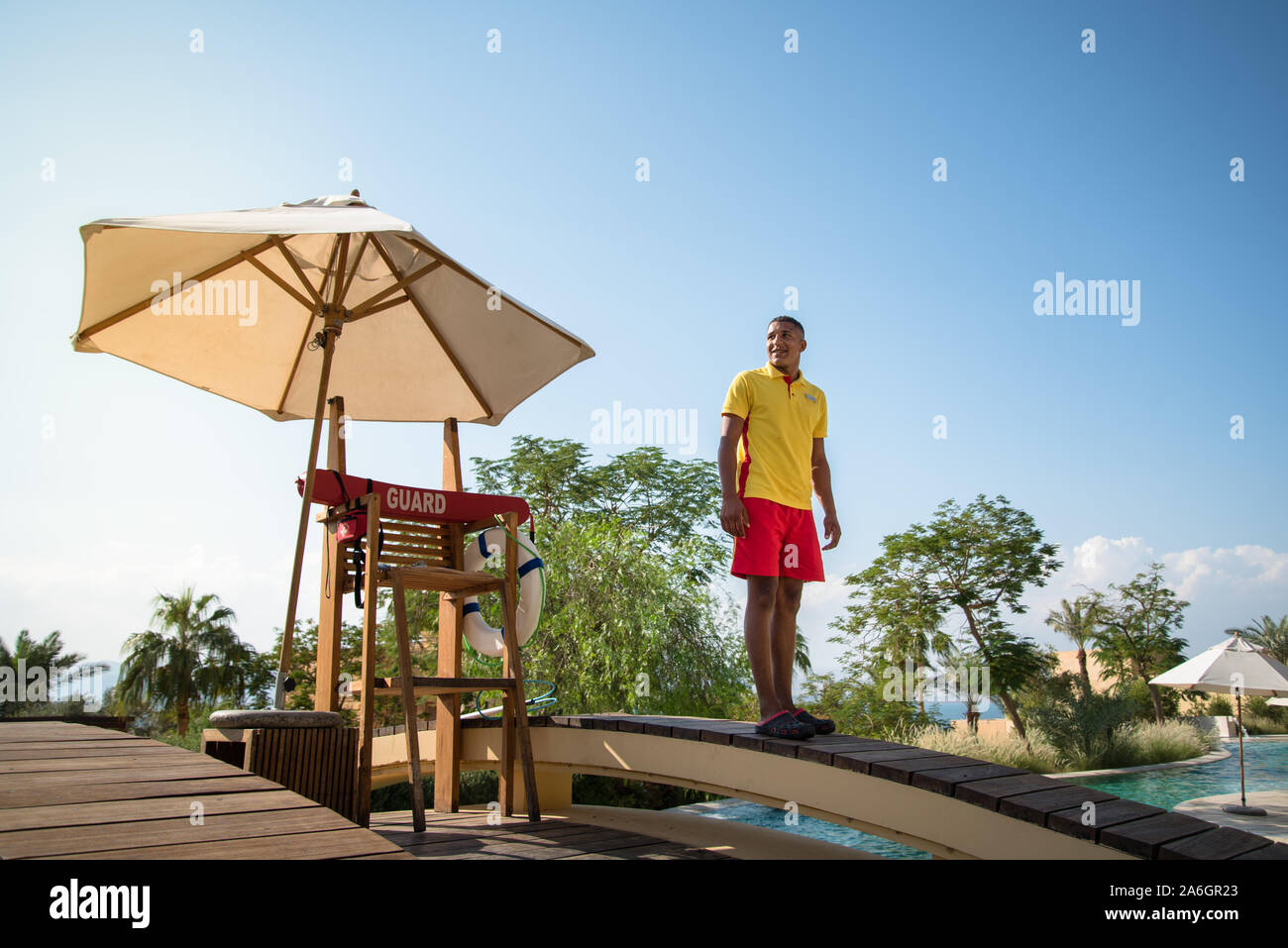 Lifeguard Chair Pool High Resolution Stock Photography and Images - Alamy