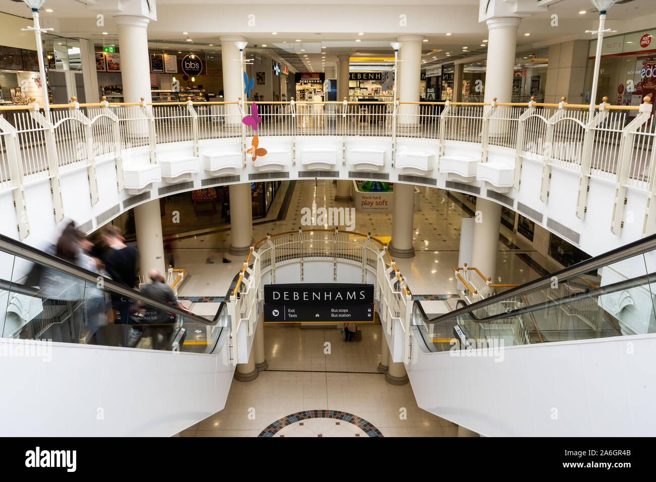 Potteries shopping centre hanley stoke on trent hi-res stock ...