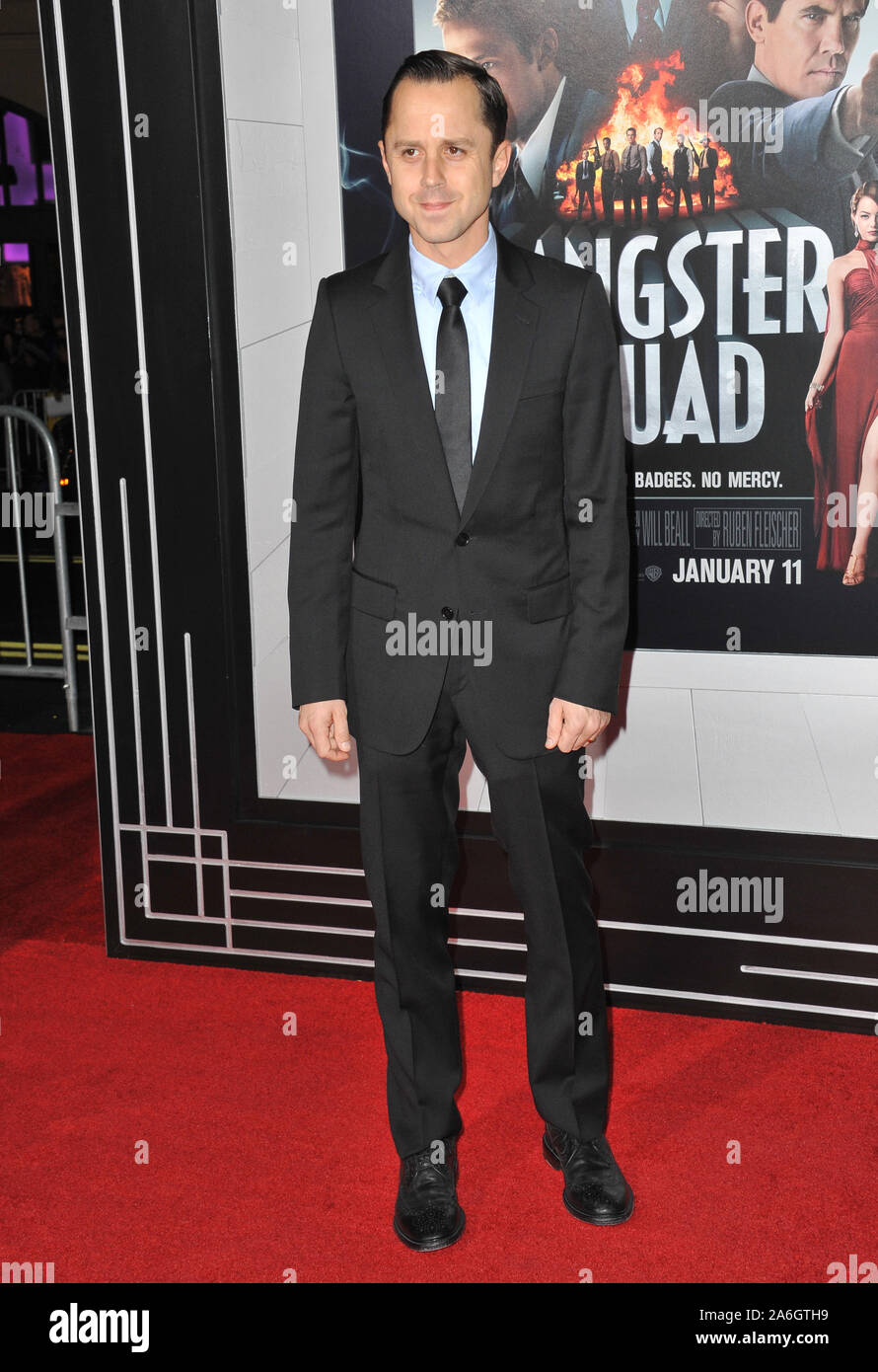 LOS ANGELES, CA. January 07, 2013: Giovanni Ribisi at the world ...