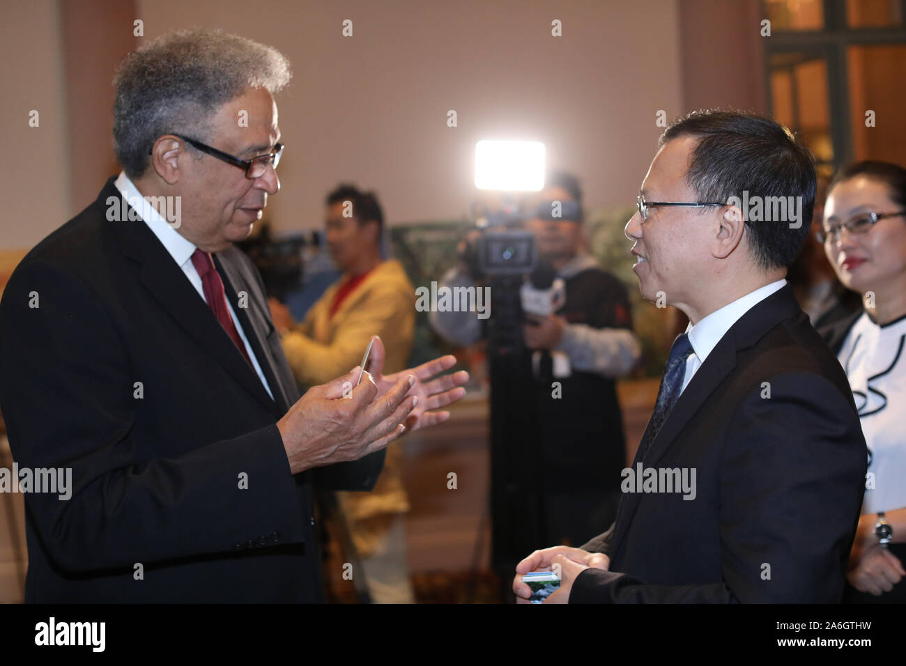 Los Angeles, California, USA. 25th October, 2019. Ernest Wooden, Jr ...